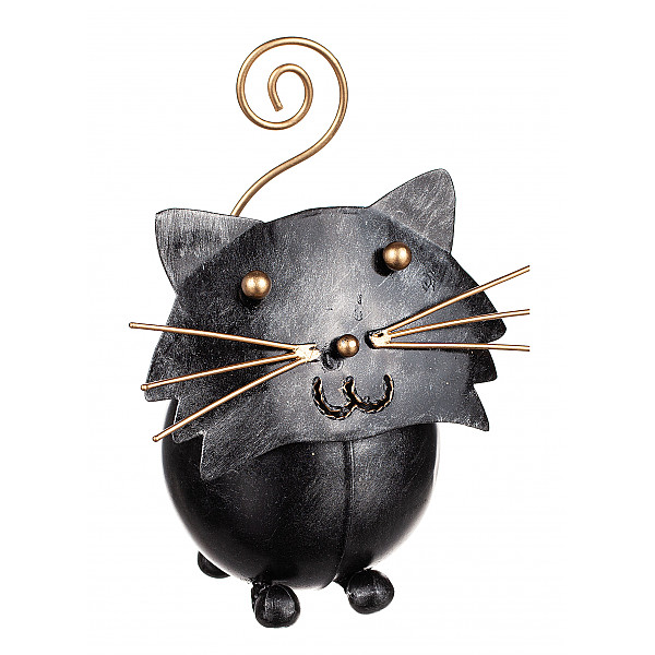 Cat Round in wrought iron Black Large, Different Design | Mixin Home